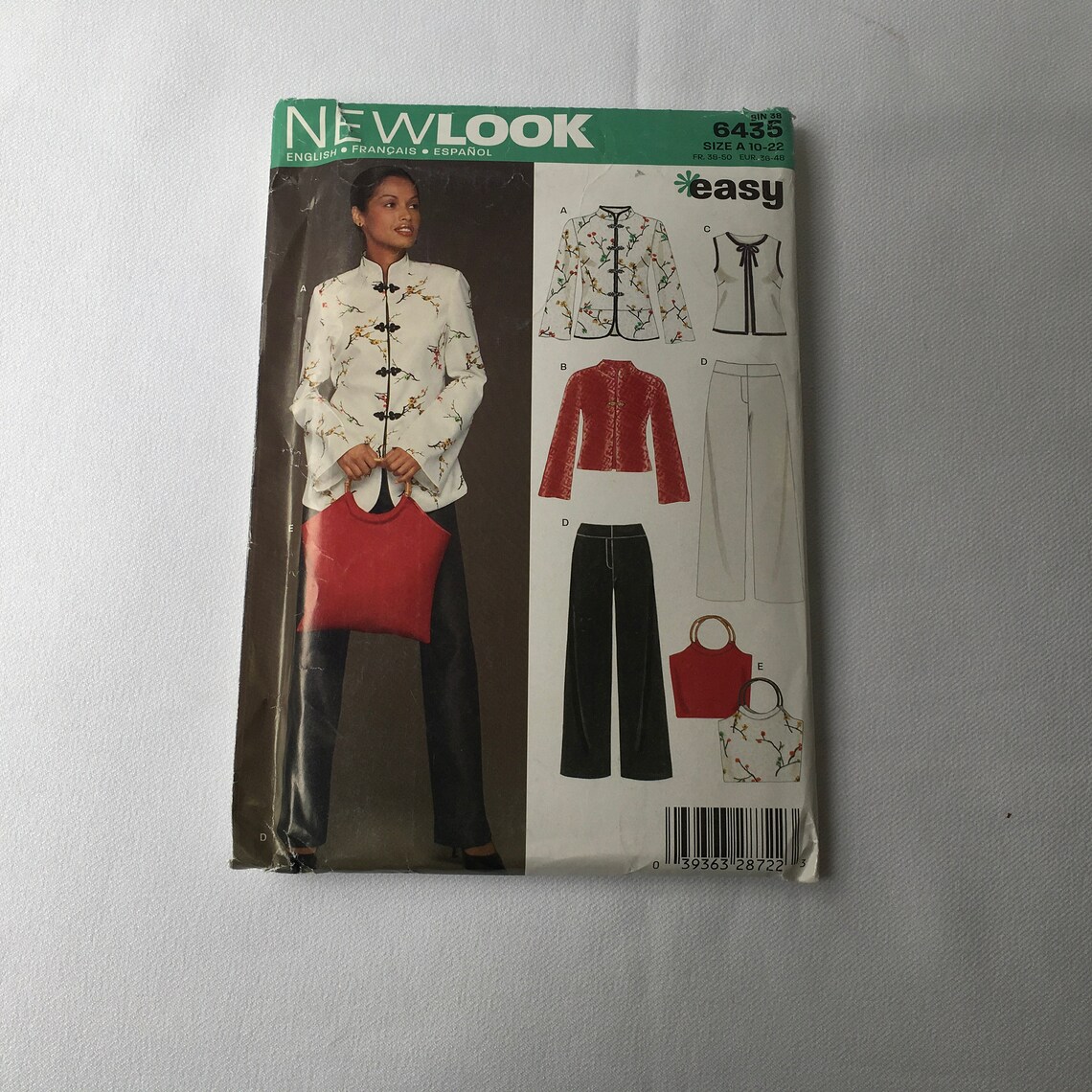 New Look 6435 Sewing Pattern Misses Jacket Top Jacket Pants | Etsy