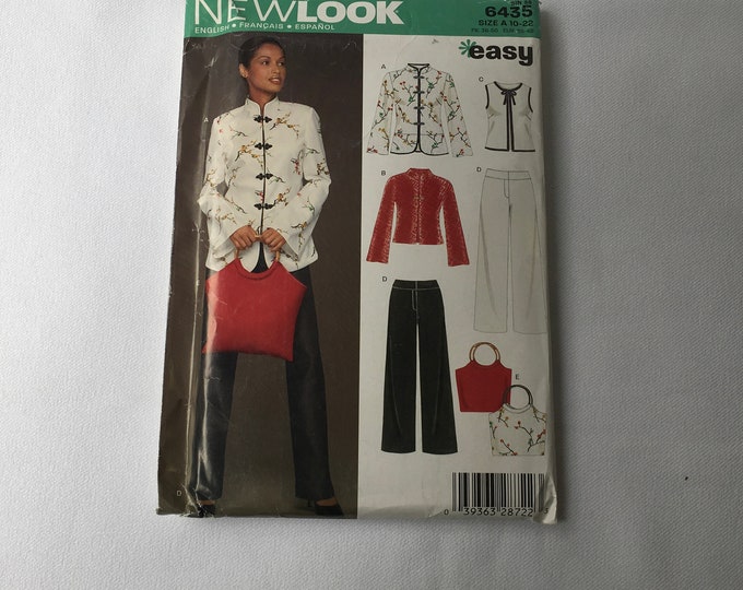 New Look 6435 Sewing Pattern Misses Jacket Top Jacket Pants - Etsy