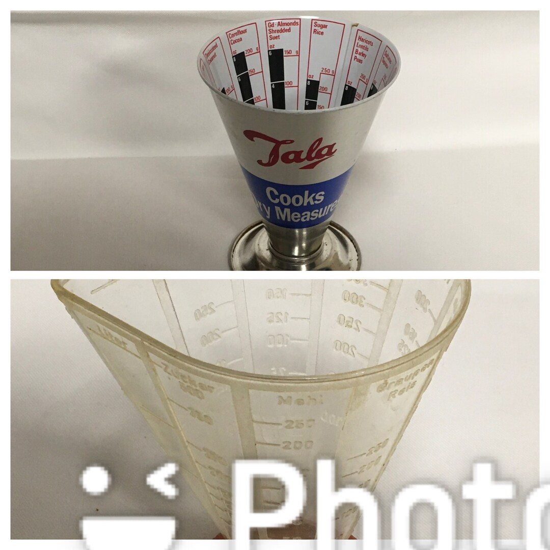 Vintage Luchs or Tala Talaware Measuring Cup Cone Aluminium Dry ...