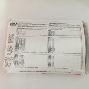 Simplicity 4993 Sewing Pattern Rag Quilt Wall Hangings or Throws Cat ...