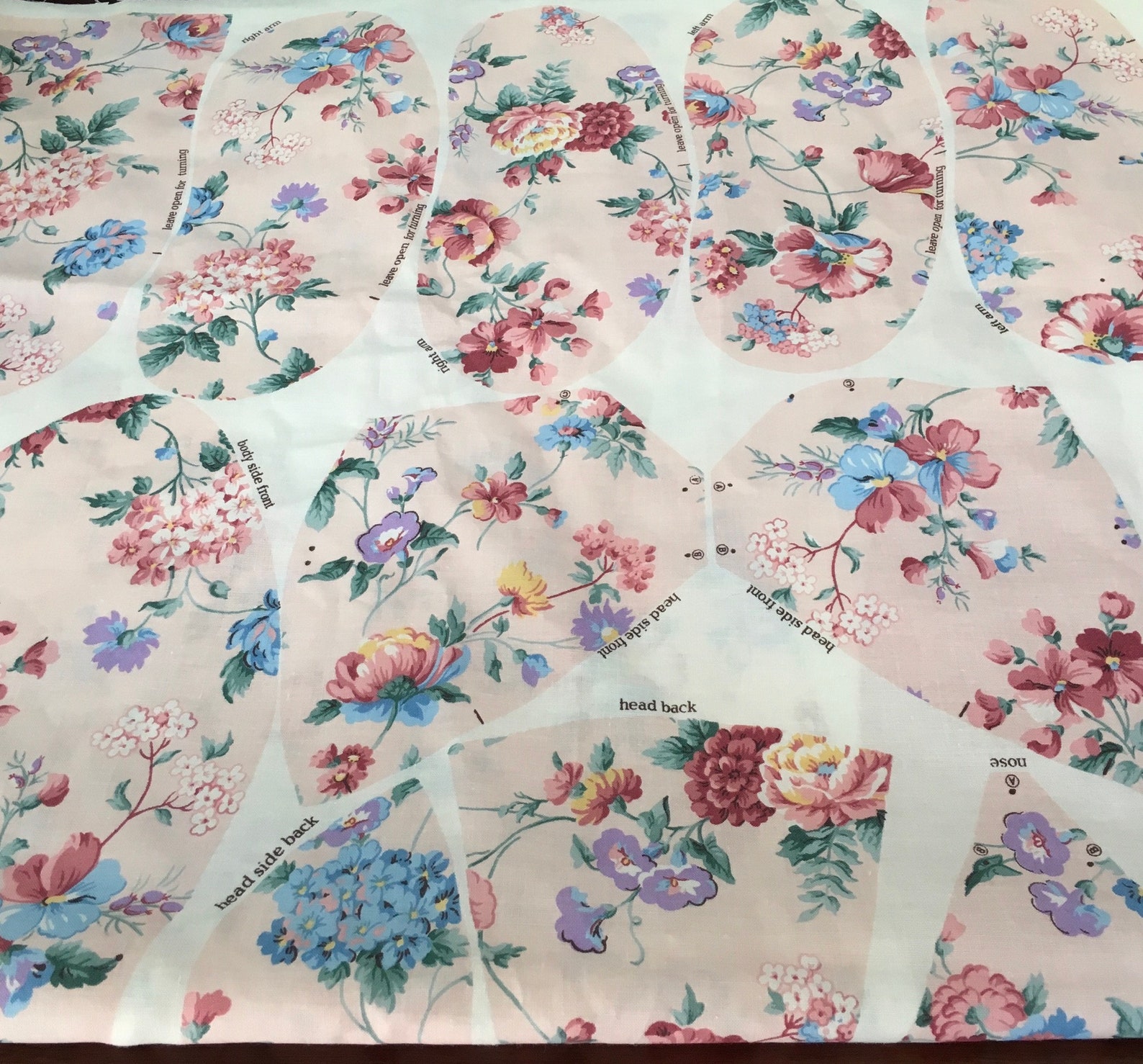 VIP Print Cranston Cut and Sew Fabric Panel Flop Eared Rabbit - Etsy