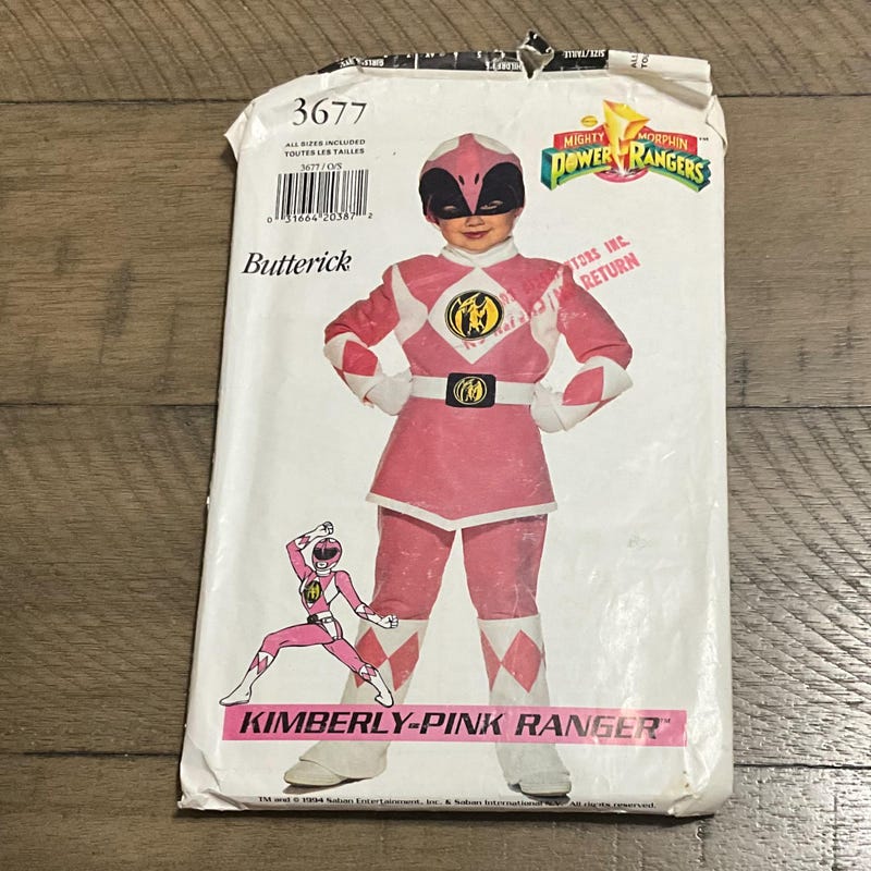 Pink Power Ranger - Etsy