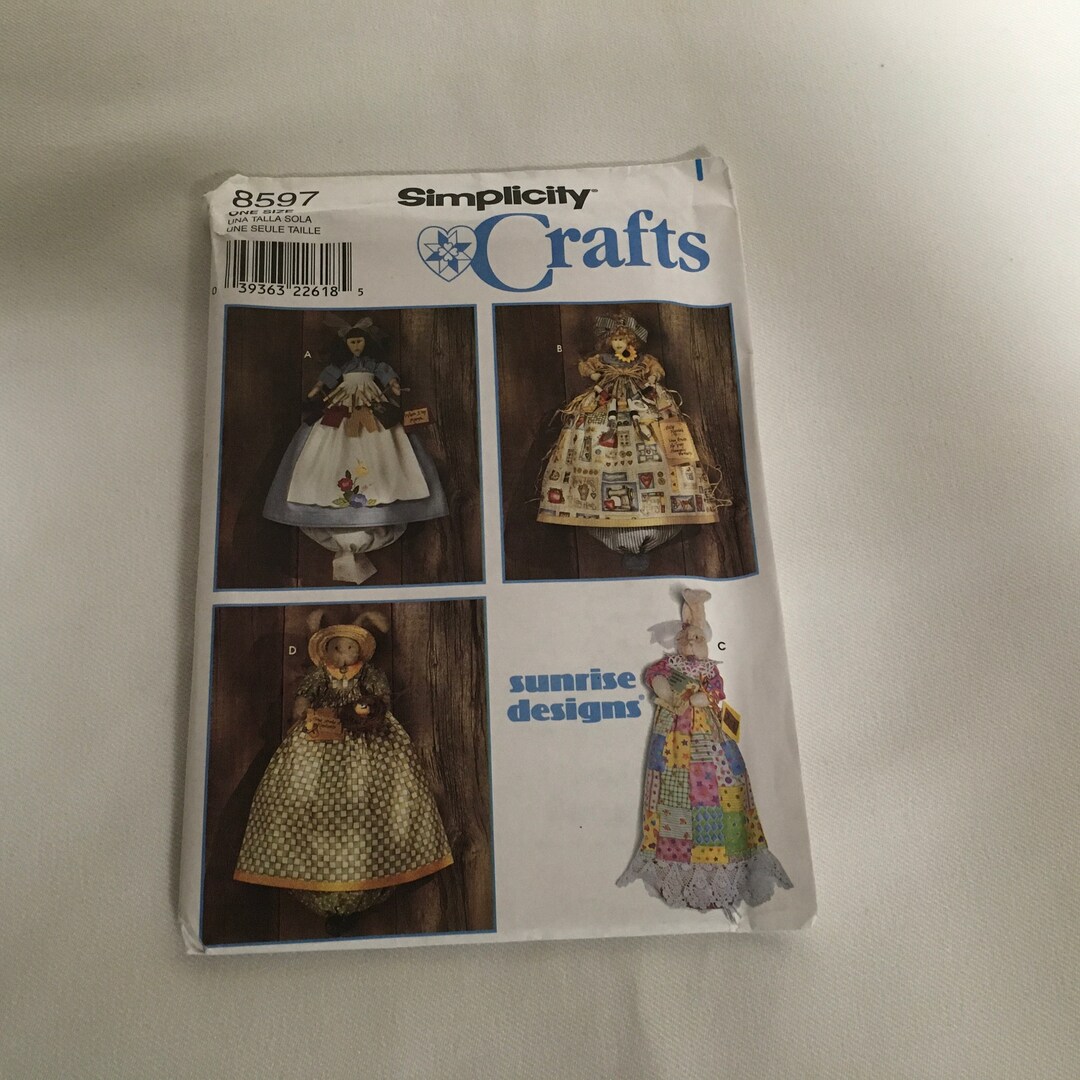 Simplicity Crafts 8597 Laundry Dryer Sheets Plastic Grocery Bag Holder ...