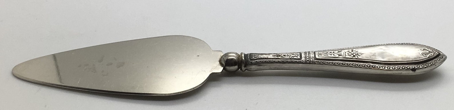 Antique Sterling Silver Cheese Server Small Pie Cake Petit - Etsy