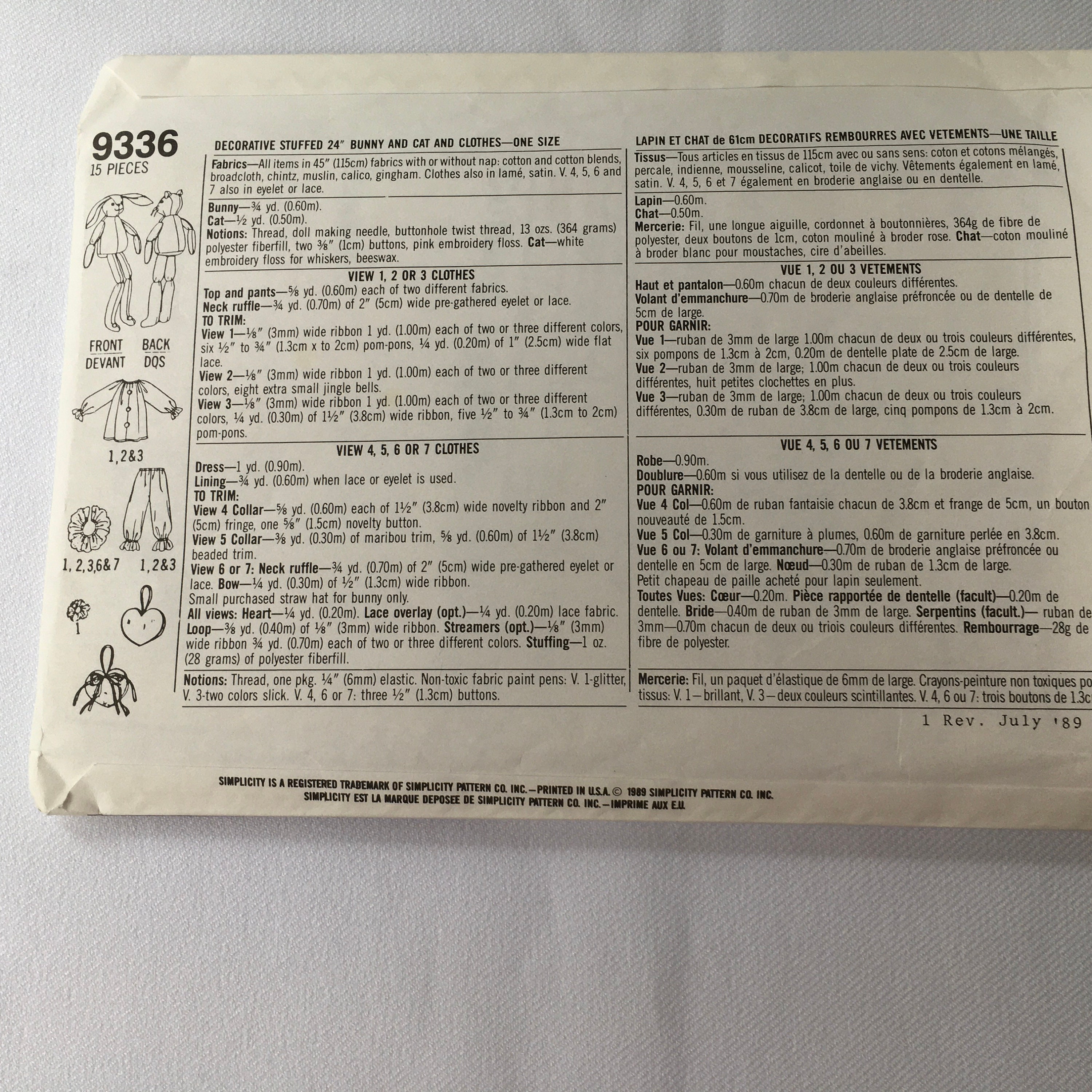 Simplicity Crafts 9336 Sewing Pattern Decorative 24 Stuffed - Etsy