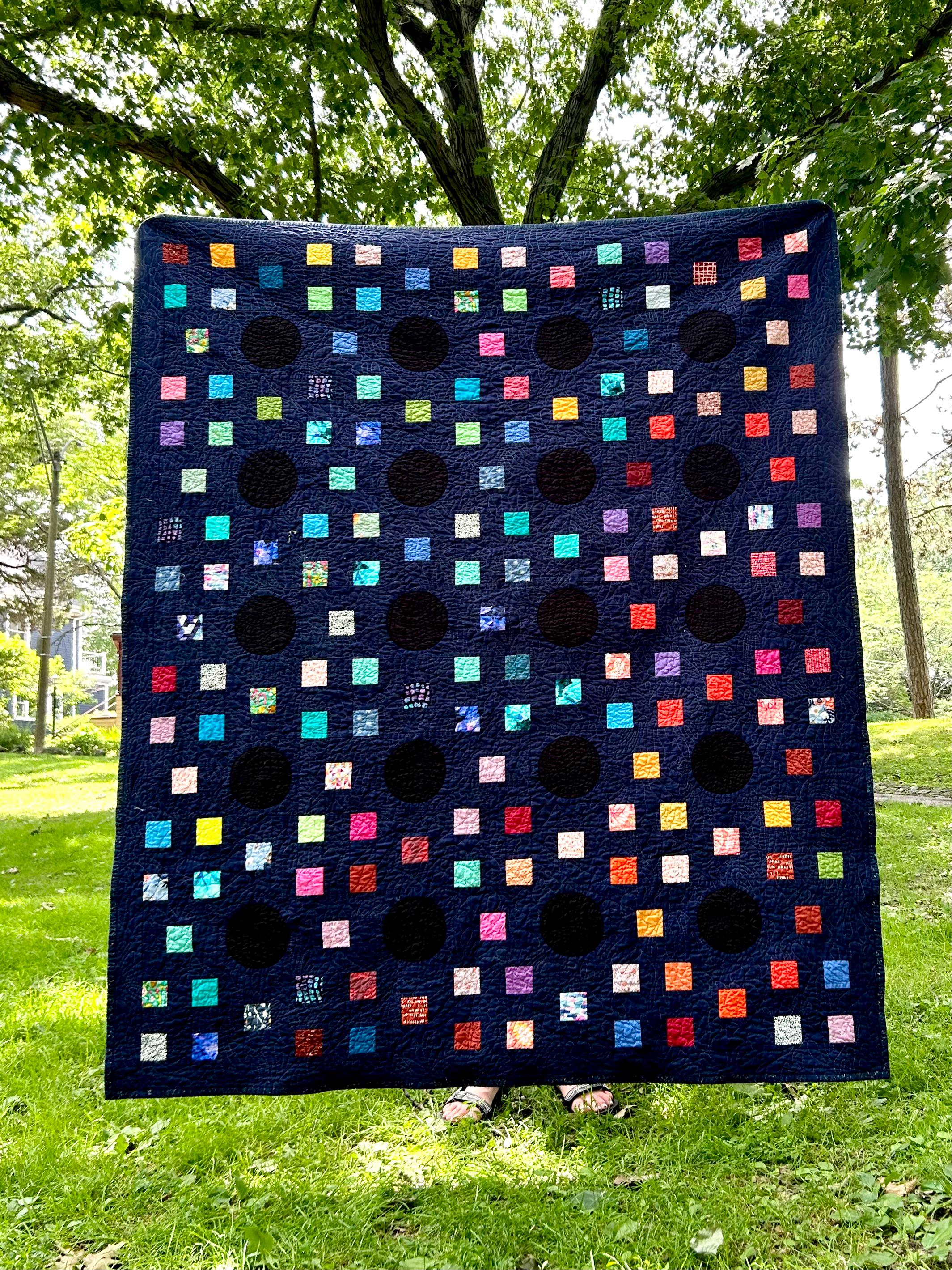 Shadow Circles Quilt Pattern: Three Sizes Baby, Throw, Twin | PDF - Etsy