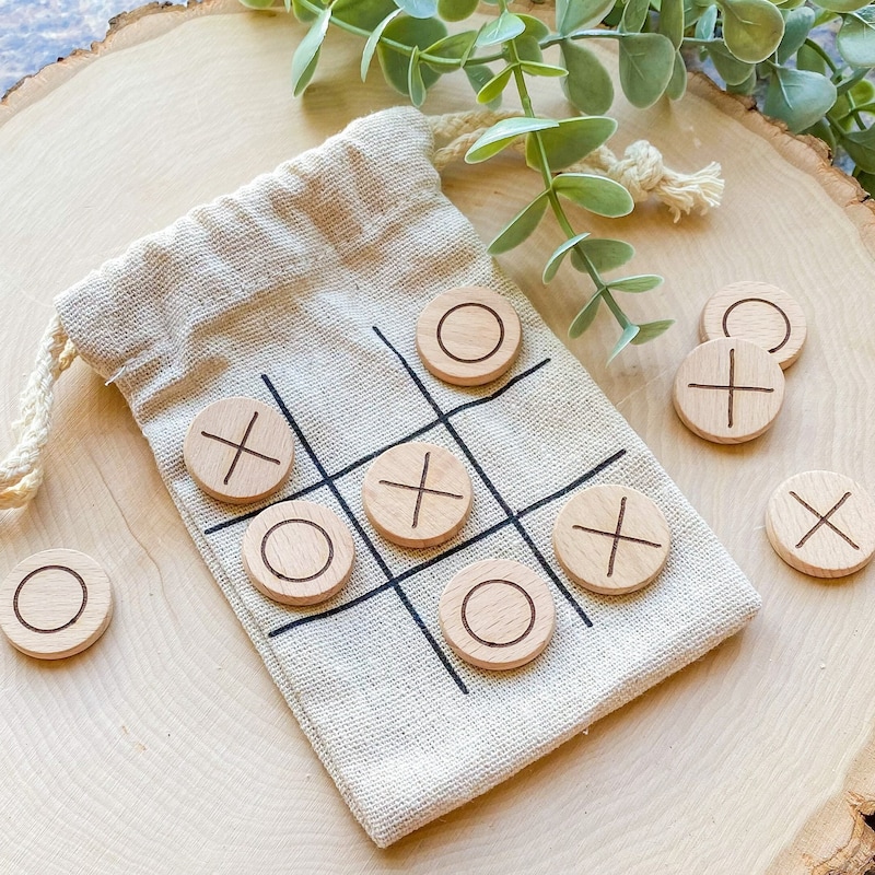 Wooden Tic Tac Toe Board - Etsy