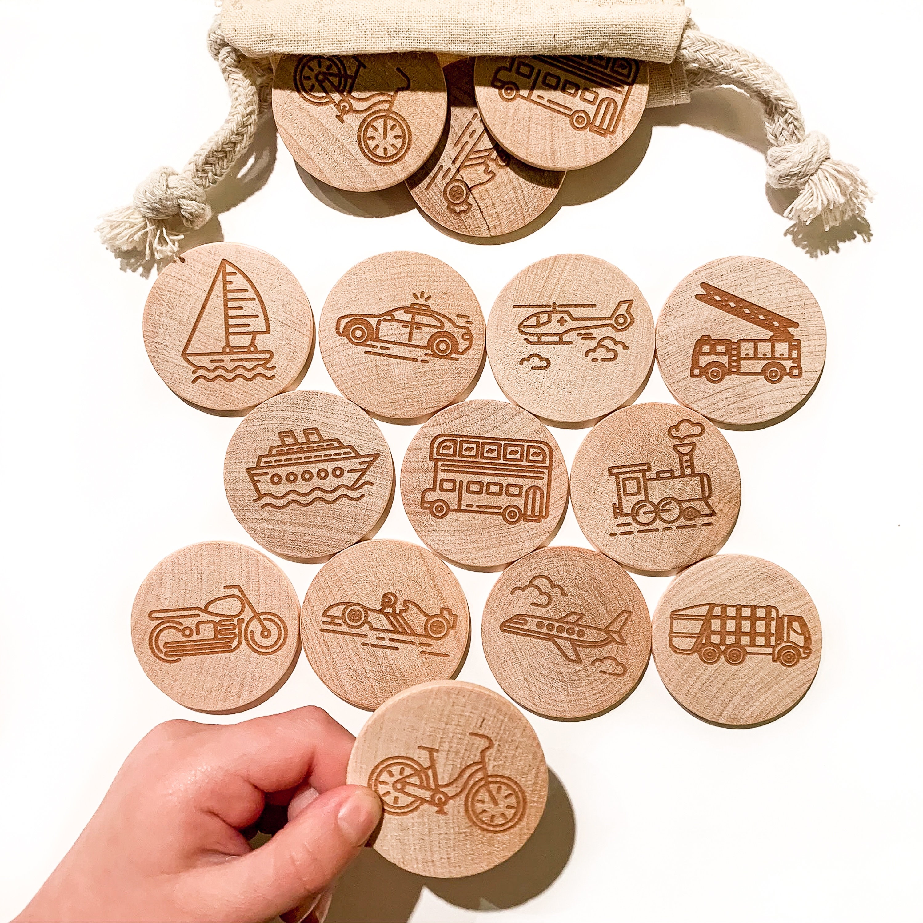 Memory Match Transportation Vehicles Cars Trucks Childrens | Etsy