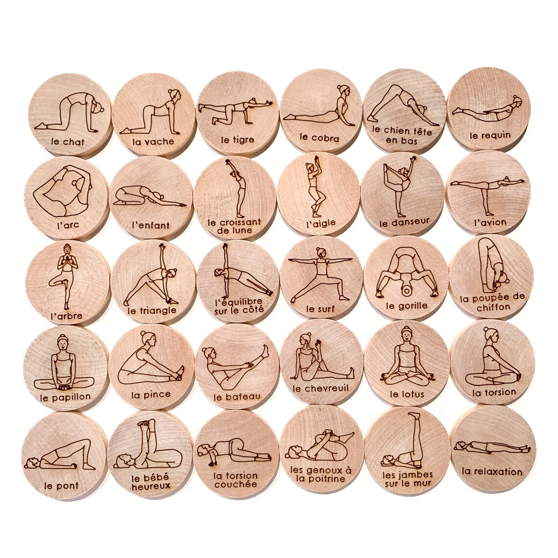 Yoga Game Children's Yoga Poses Toddler Kids Yoga - Etsy