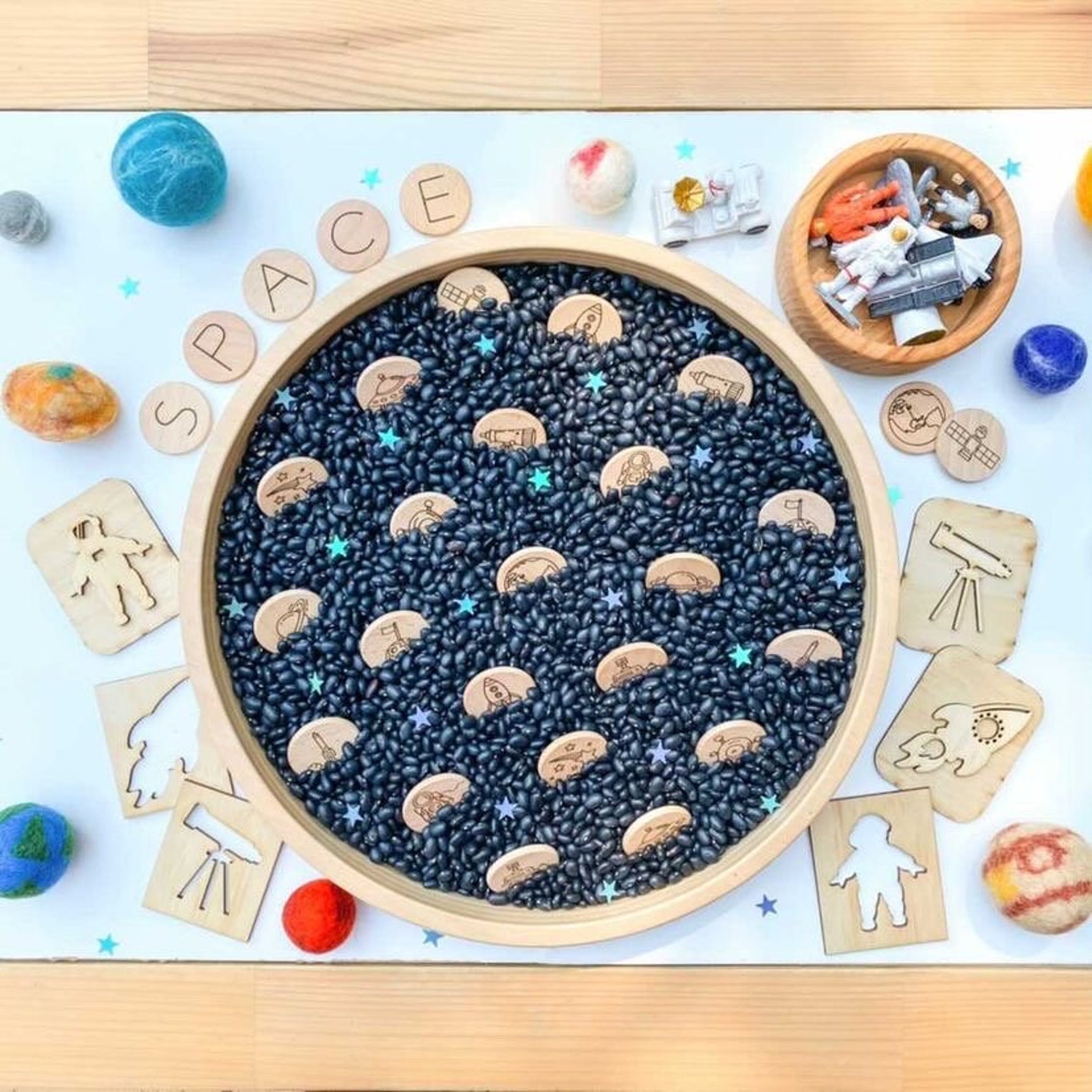 Memory Match Space Astronaut Alien Game / Childrens Matching - Etsy