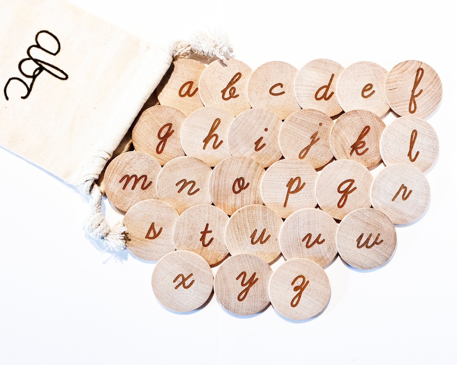 Cursive Alphabet Flash Cards Lowercase Handwriting Learning - Etsy Canada