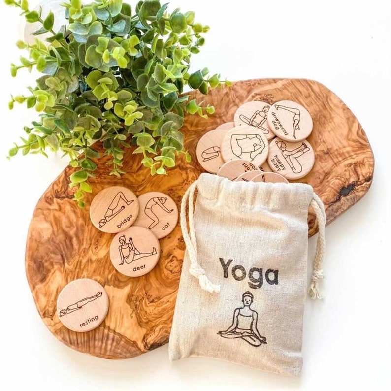 Yoga Game Children's Yoga Poses Toddler Kids Yoga - Etsy