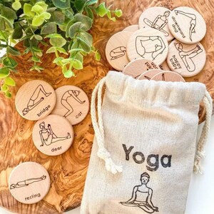 Yoga Game / Children's Yoga Poses / Toddler Kids Yoga Cards / Preschool ...