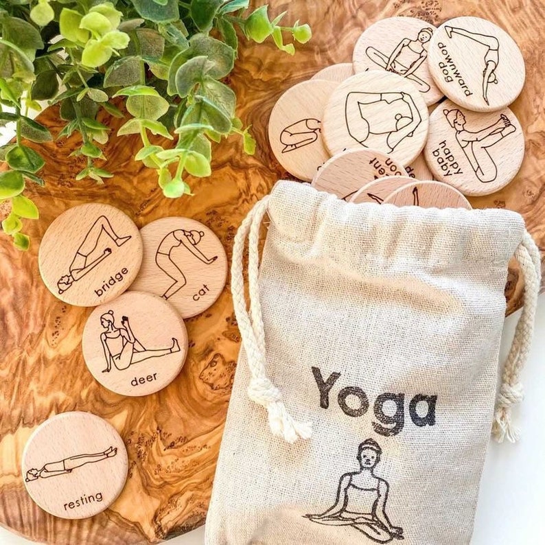 Yoga Game Children's Yoga Poses Toddler Kids Yoga - Etsy
