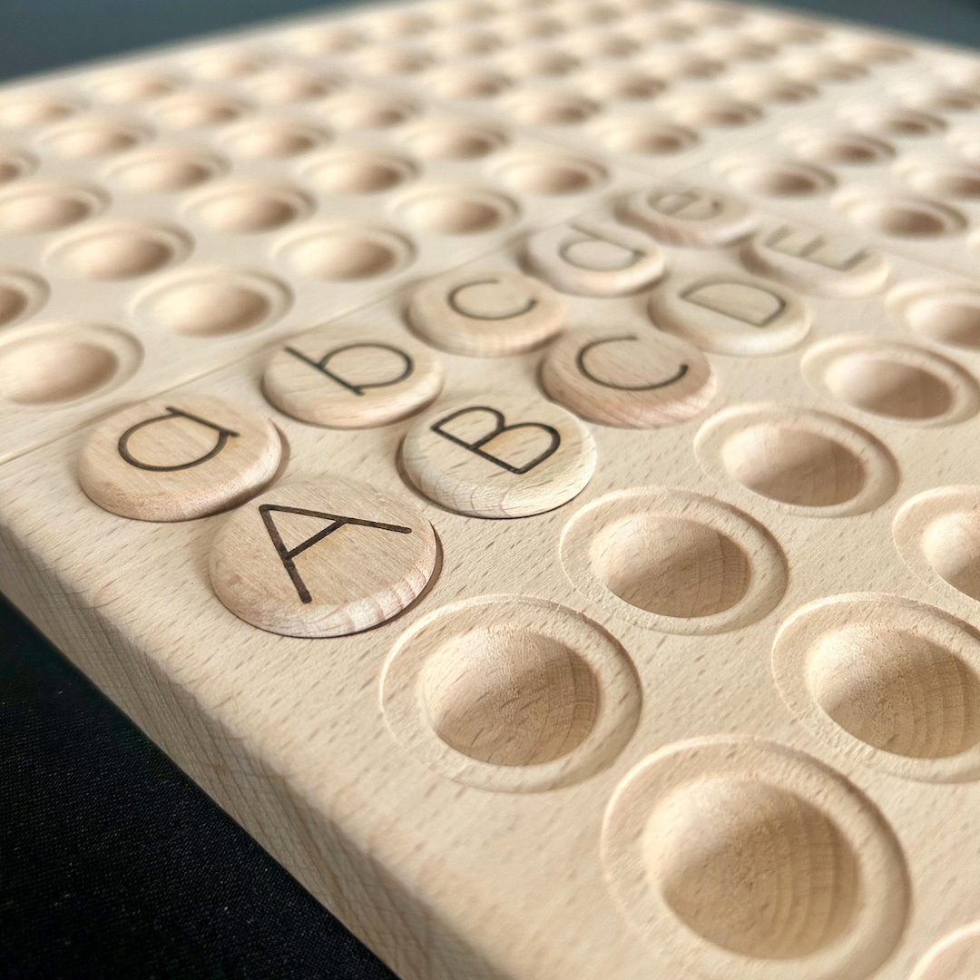 Wood Hundred Board / Montessori 100 Board / Natural Wood Educational ...
