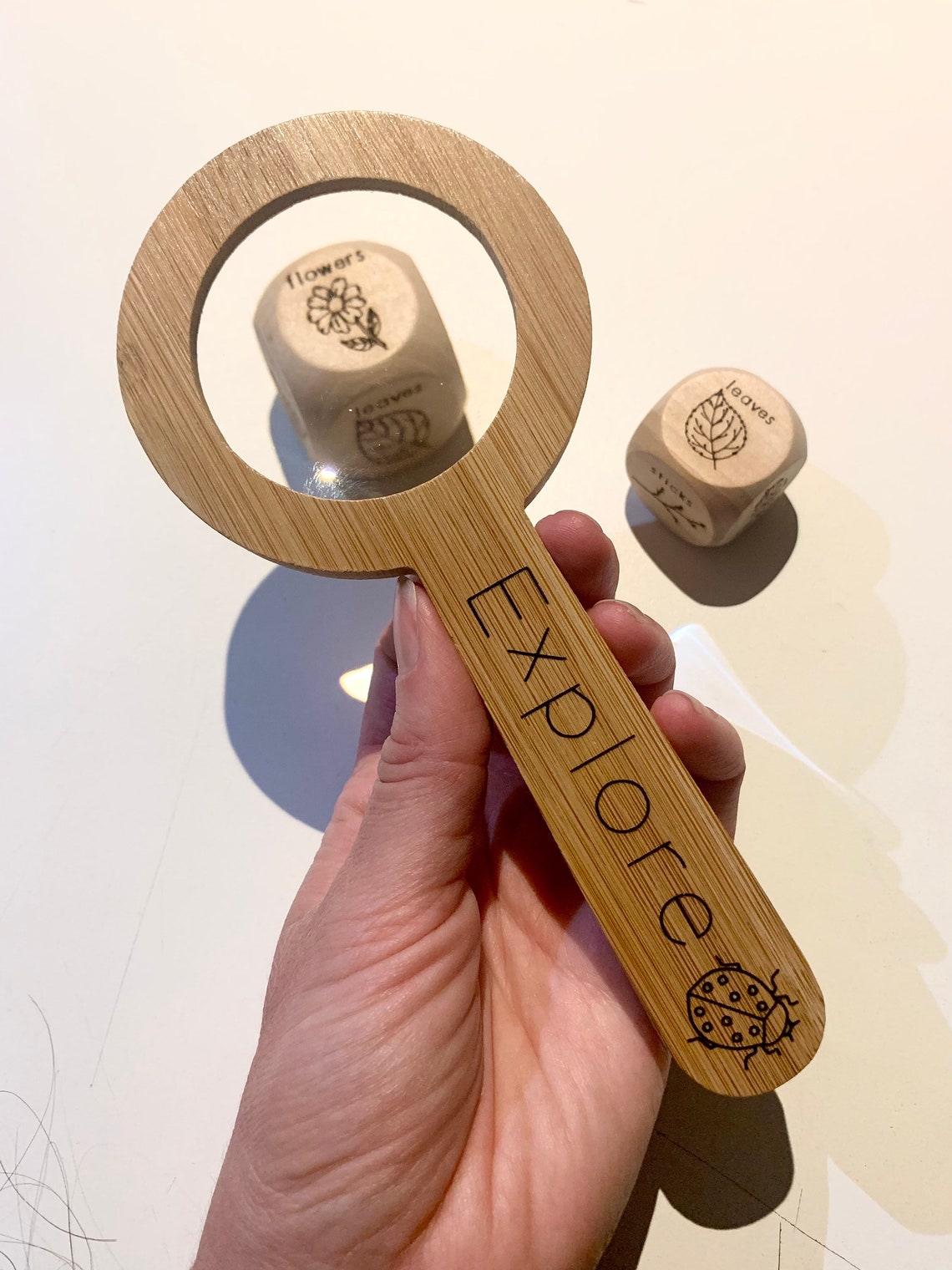 Kids Wood Magnifying Glass / Personalized Magnifying Glass / - Etsy