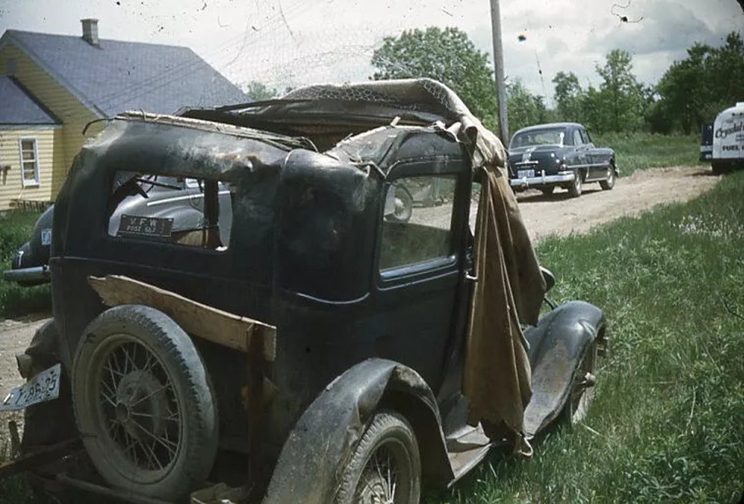 Vintage Kodachrome Red Border 35mm Slide Car Accident Lot of 3 50s - Etsy