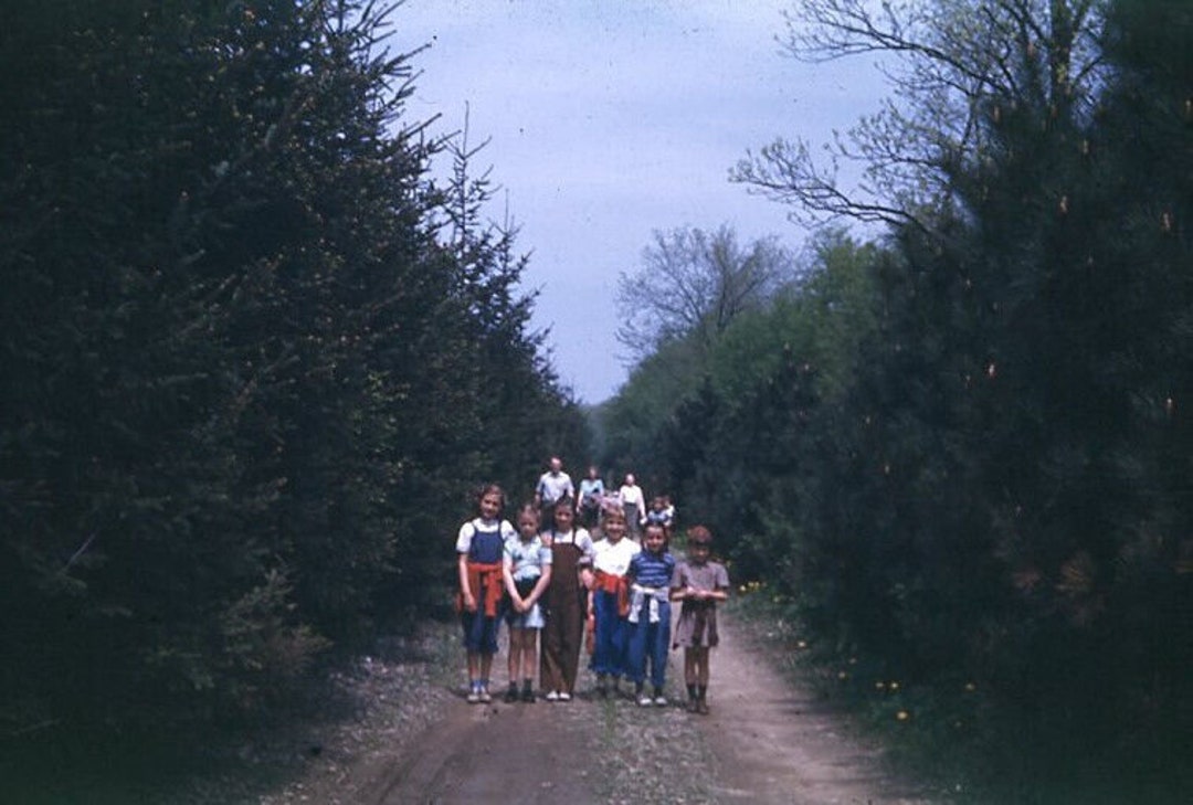 Vintage 35mm Slide Kodachrome Red Border Slide Girl Scouts Hoover ...