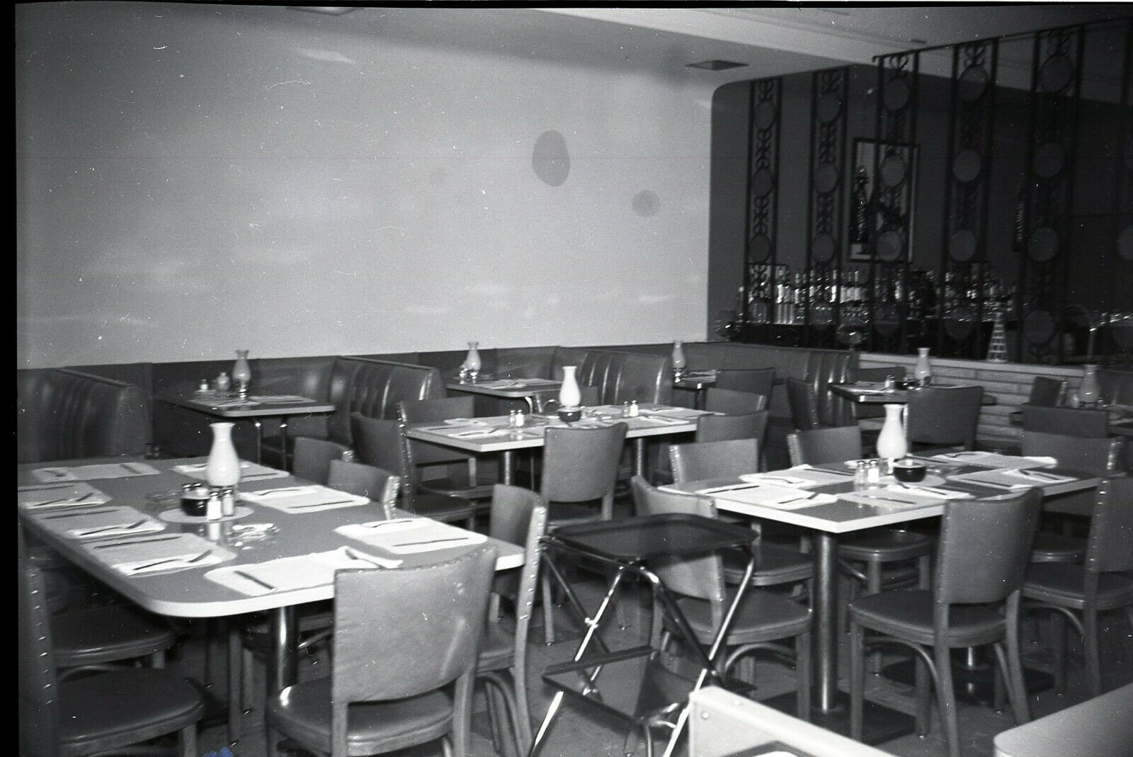 Vintage MCM Mid Century Decor Photo Negative Diamonds Restaurant Bar ...