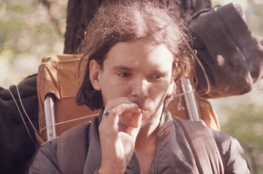 Vintage 35mm Slide Man Smoking A Doobie Weed 1970 - Etsy