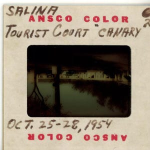 Vintage 35mm Slide Americana Motel Street Scene Salina Kansas 1954 - Etsy