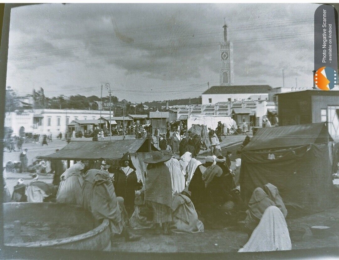 Vintage Snapshot Negative WWII Tangiers Morocco Street Scene - Etsy