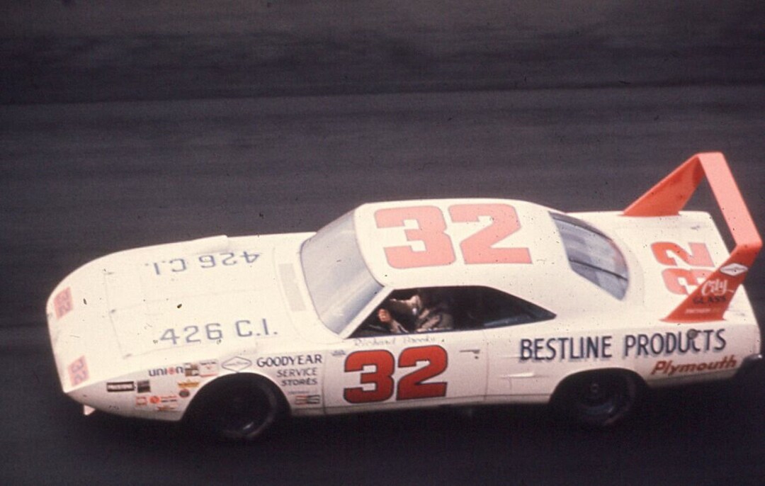 Vintage NASCAR 35mm Slide Richard Brooks Plymouth Superbird Chrysler ...