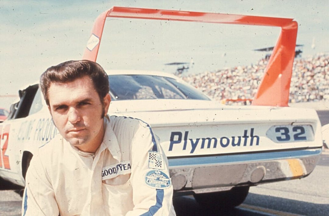 Vintage NASCAR 35mm Slide Richard Brooks Plymouth Superbird Chrysler ...