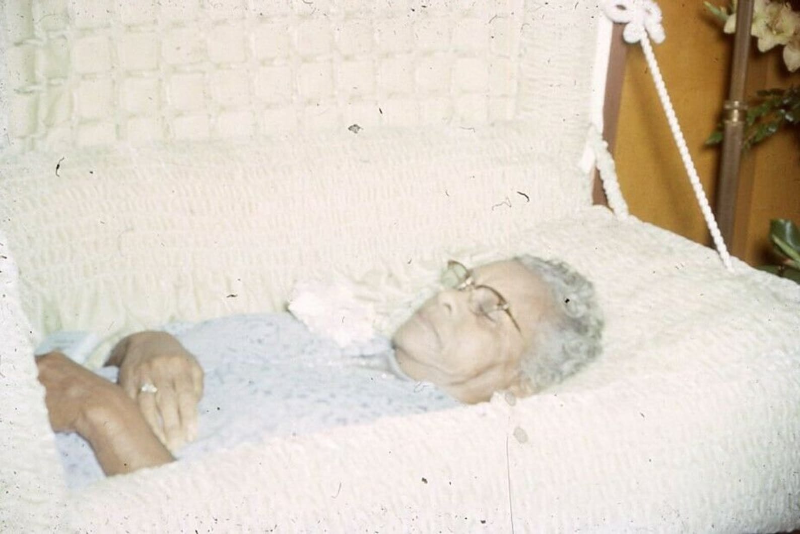 Original 35mm Slide African American Woman Post Mortem Casket Photo Lot ...