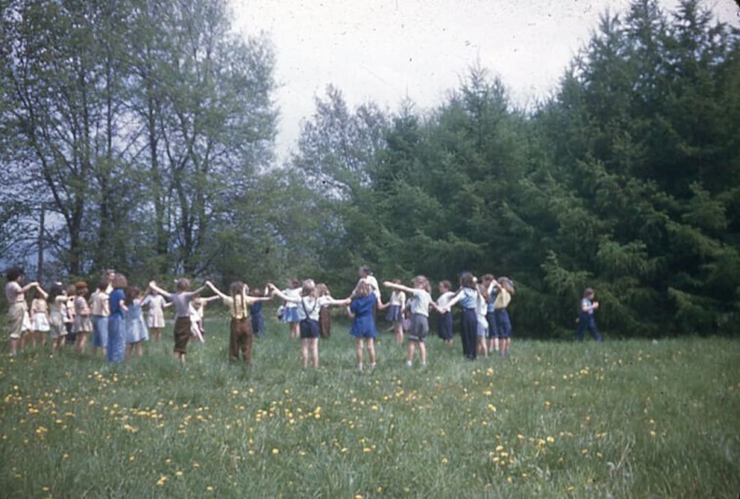 Vintage 35mm Slide Kodachrome Red Border Slide Girl Scouts Hoover ...