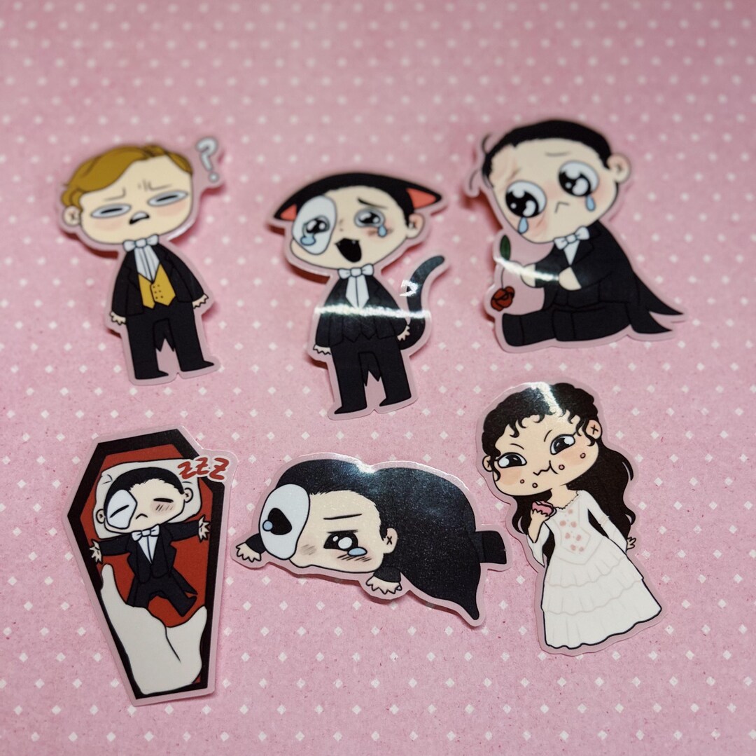 Silly Phantom Stickers - Etsy