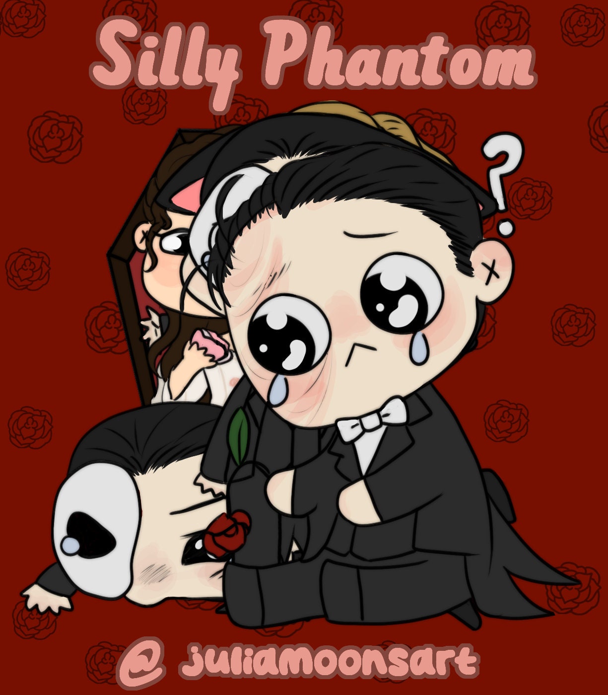Silly Phantom Stickers - Etsy
