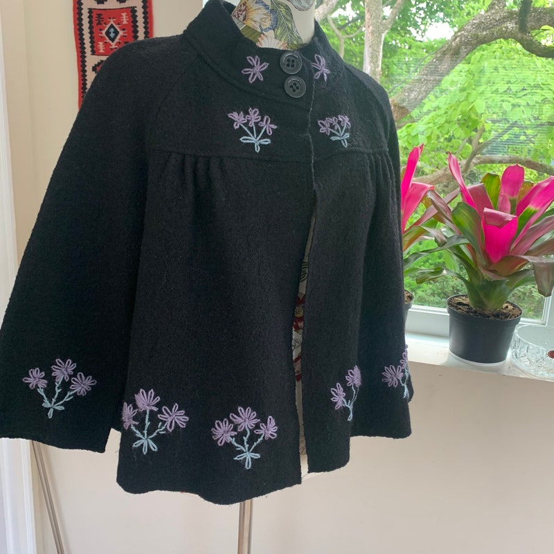 Embroidered Jacket - Etsy