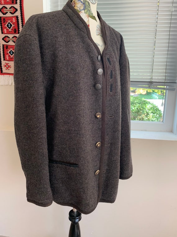 Austrian Wool Jacket Trachten Tirol for Man Size 52 - Etsy