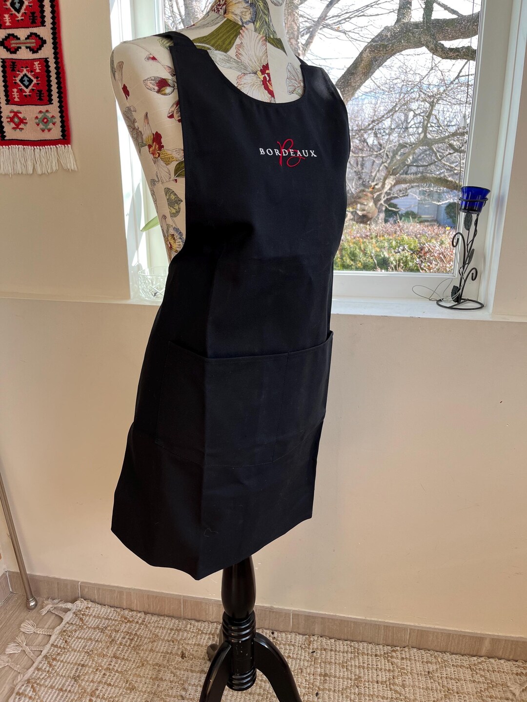 Kitchen Apron Burgundy Color - Etsy