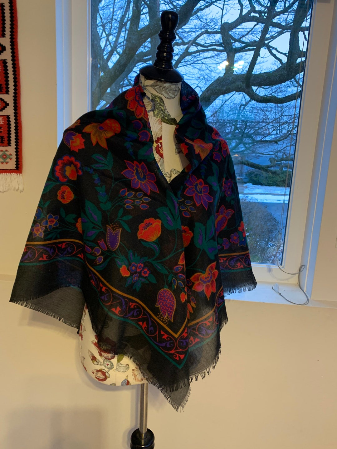 Scarf Shawl Made in Italy Poly - Etsy