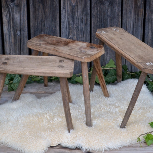 Primitive Stool - Etsy
