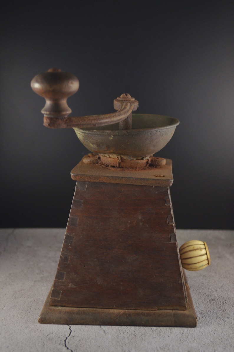 Vintage Coffee Grinder Rustic Coffee Mill Food Photo Prop | Etsy