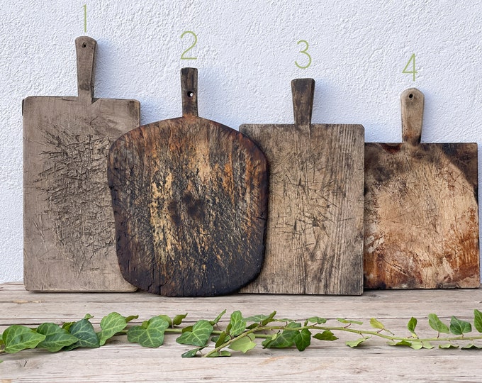 Primitive Cutting Boards, Dark Wooden Food Photo Prop, Flat Lay Props ...