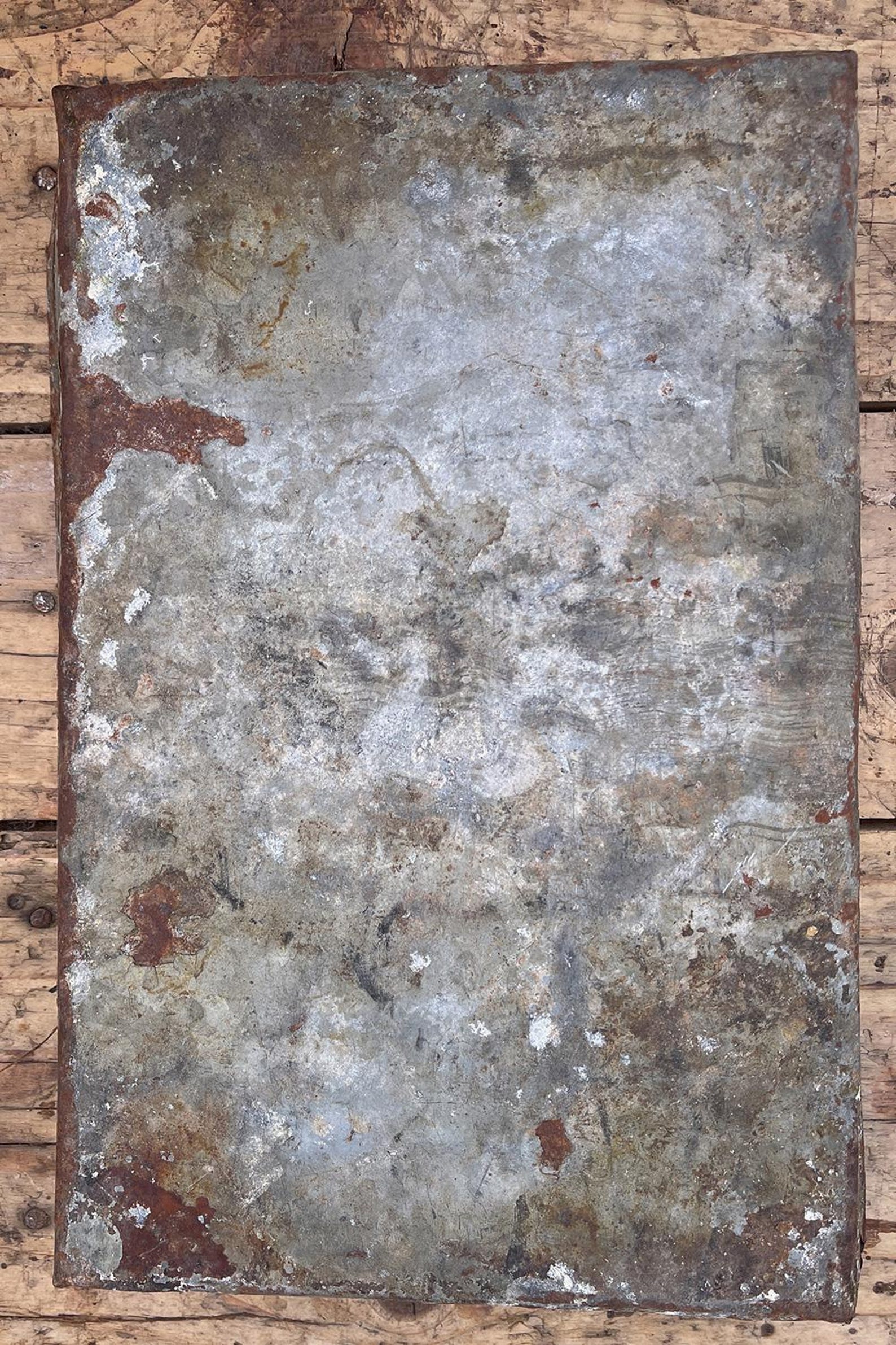 Vintage Rusted Metal Food Photo Props, Old Baking Sheets, Tarnished ...