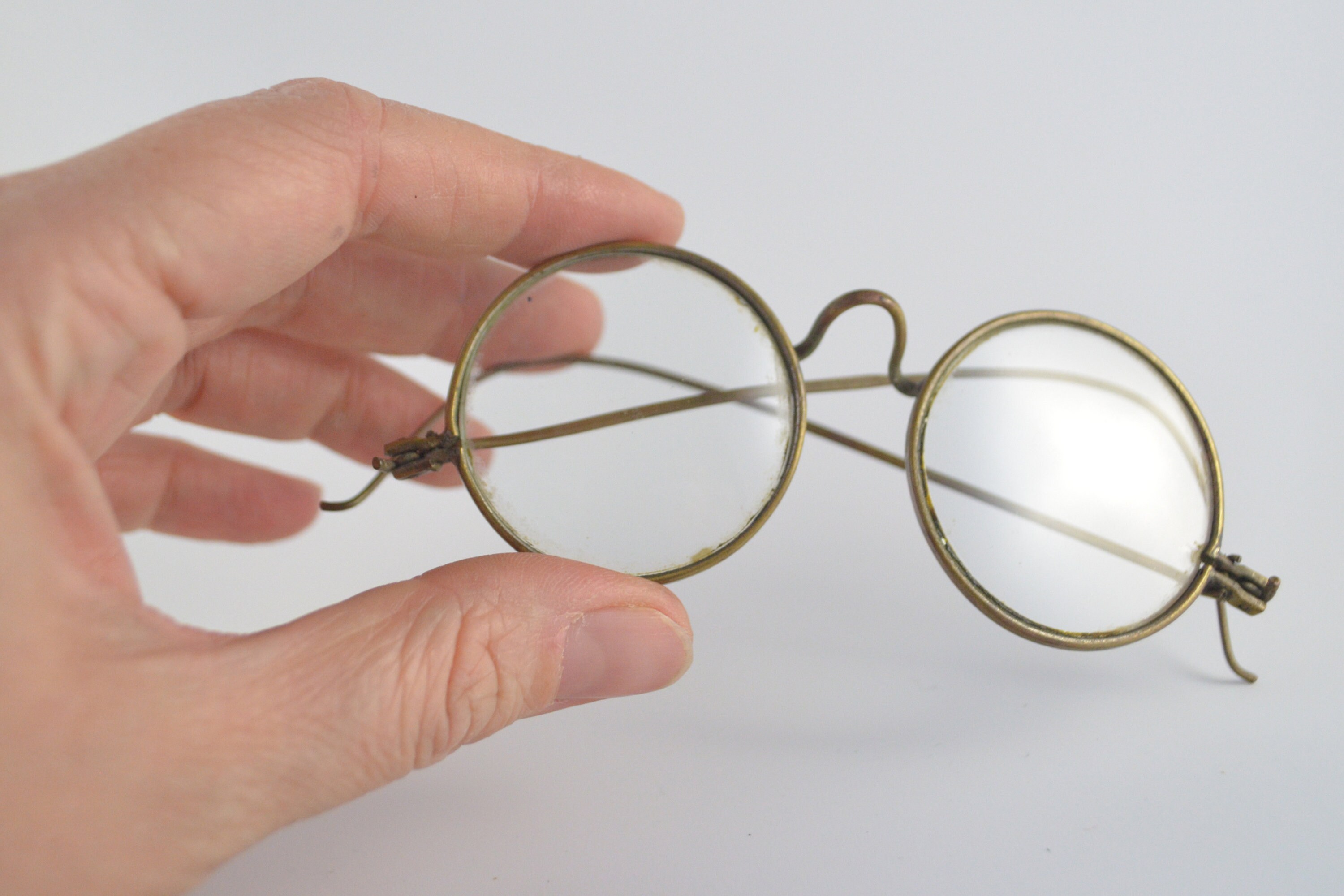 Antique Spectacles Windsor Style Round Eyeglasses John - Etsy Canada