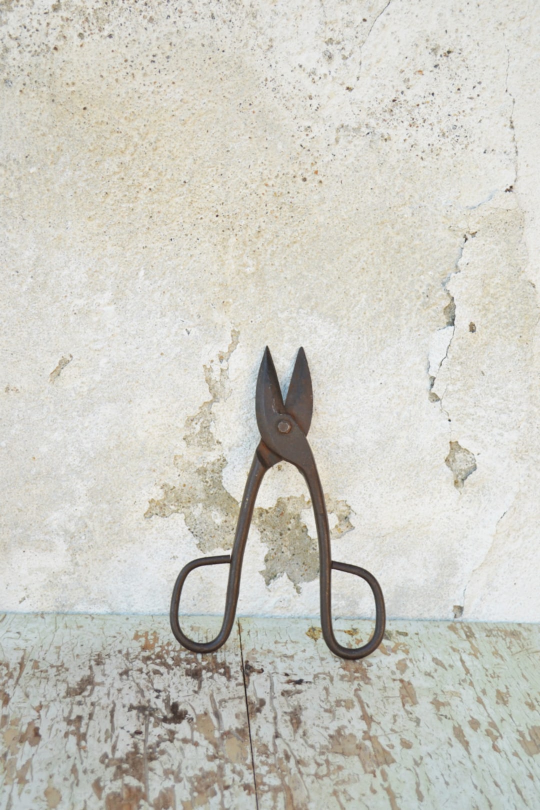 Hand Forged Iron Shears, Short Blade Scissors - Etsy