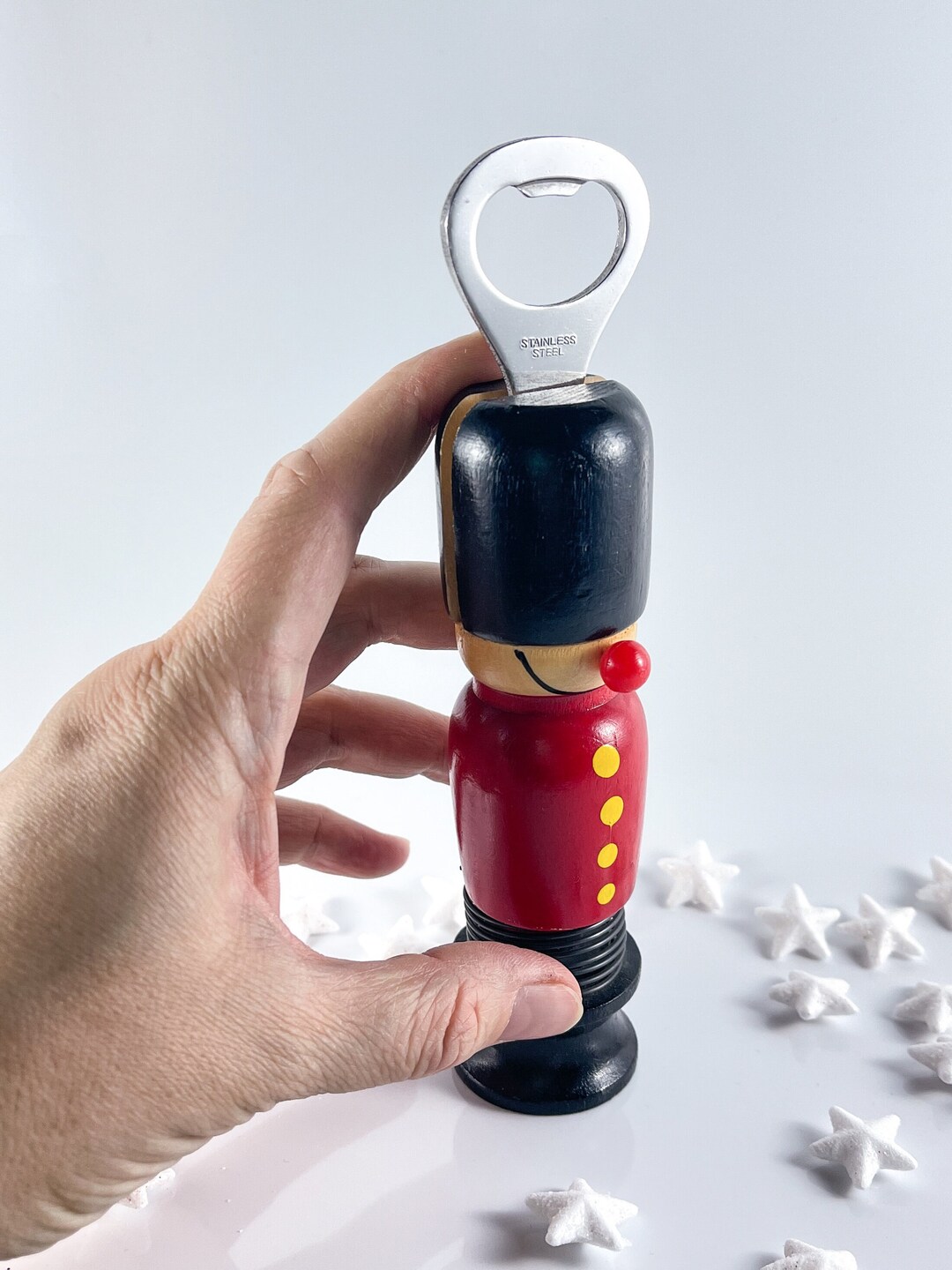 Vintage Royal Guard Bottle Opener: London Souvenir, Wooden Toy Soldier ...