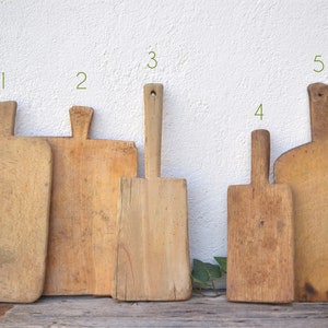 Vintage Primitive Cutting Boards in Light Wooden Colour, Wonderful Food ...