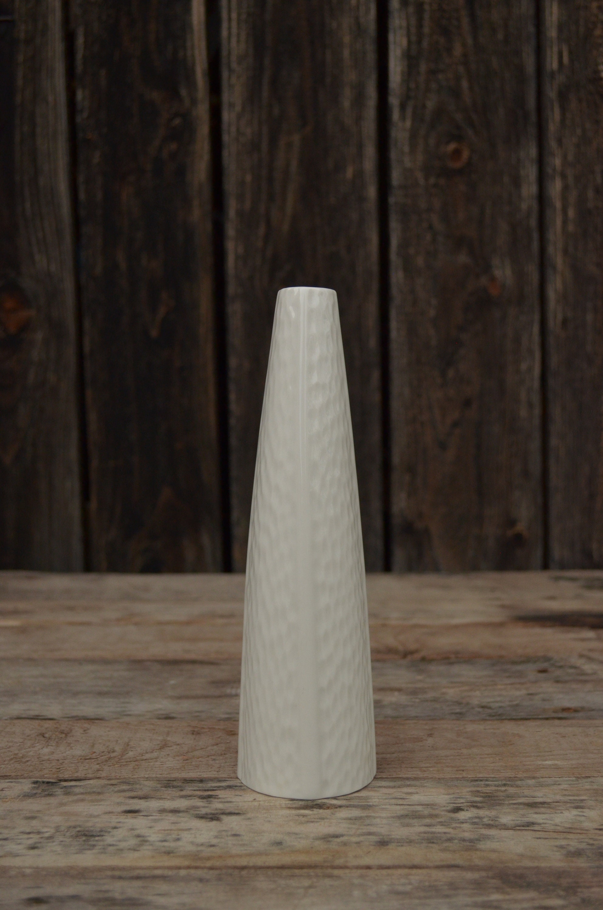 Vintage off White Vase Gray Inside, SGRAFO Modern Vase - Etsy