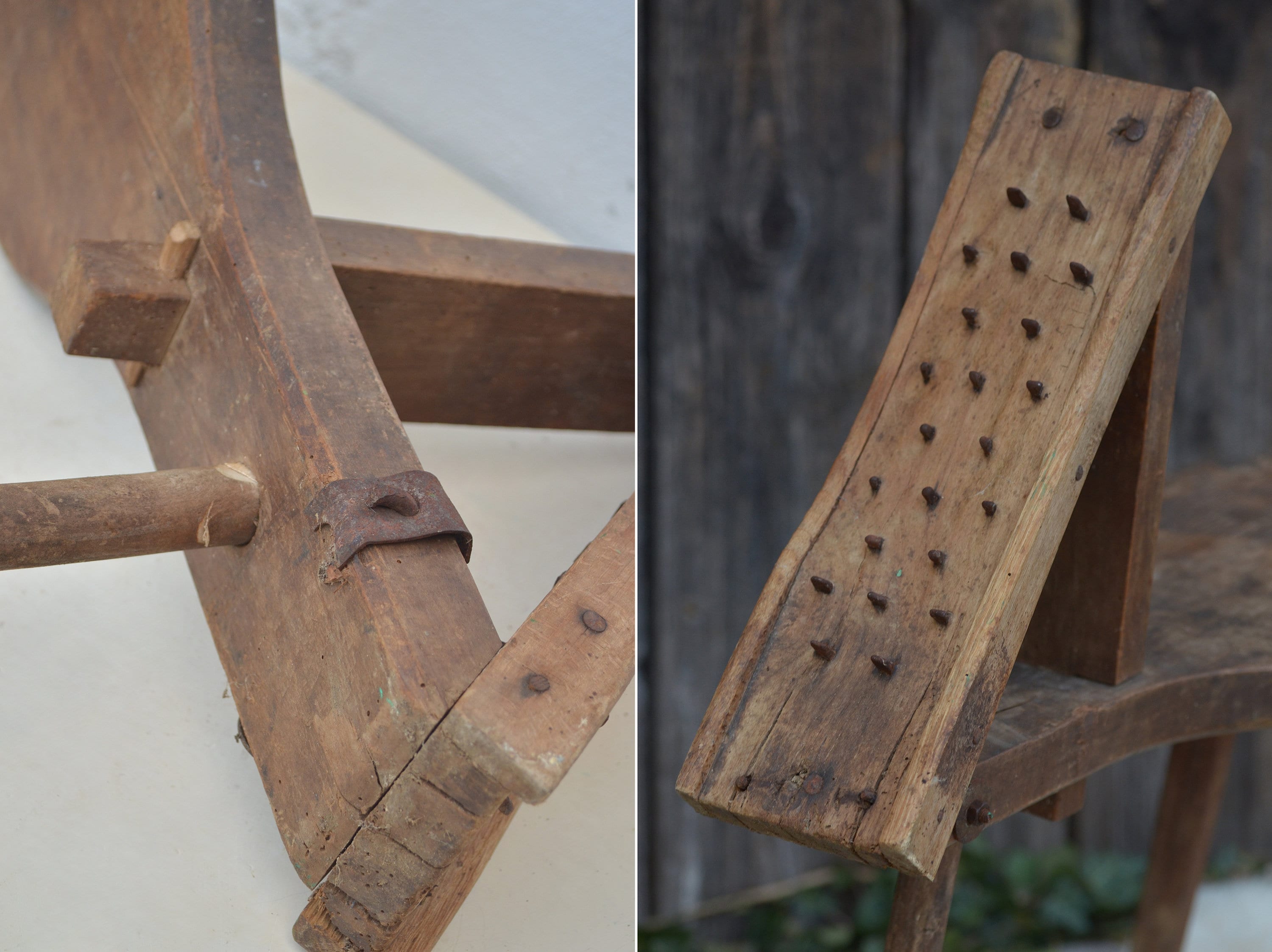 Antique Corn Sheller Unusual Threshing Tool Primitive Wood - Etsy