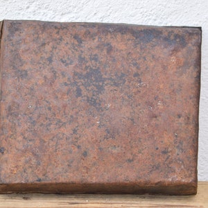 Set of Vintage Rusty Baking Tray, Loaf Pans, Graters and Wooden Spoons ...