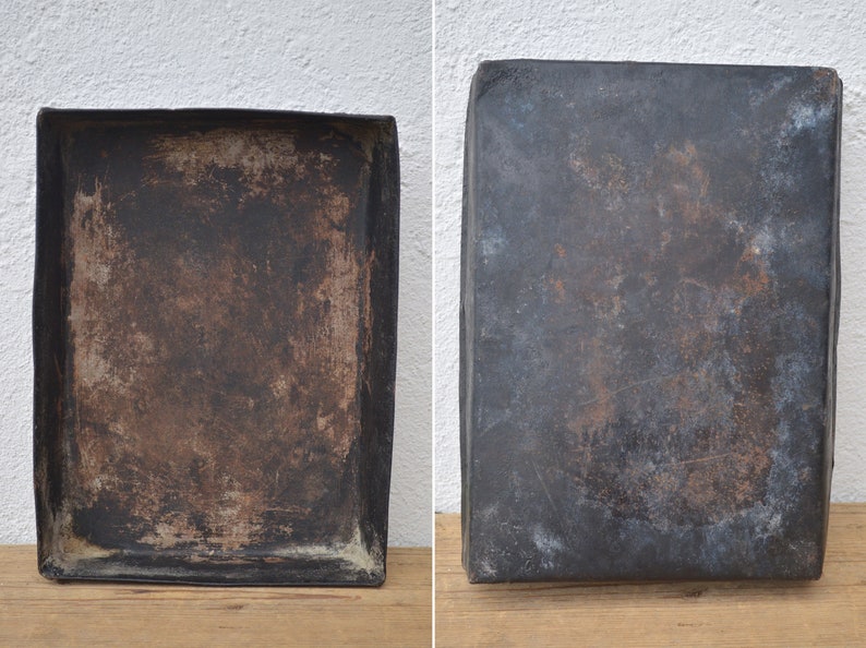Vintage Rusty Baking Tray Loaf Pan Grater Food Photo Props | Etsy