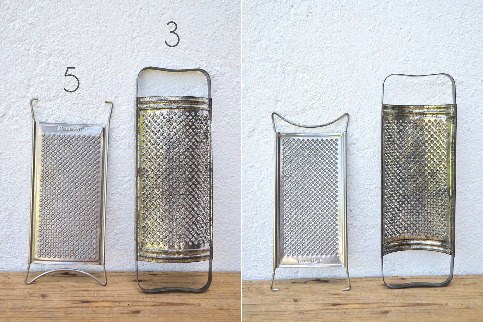 Set of Vintage Rusty Baking Tray Loaf Pans Graters and | Etsy