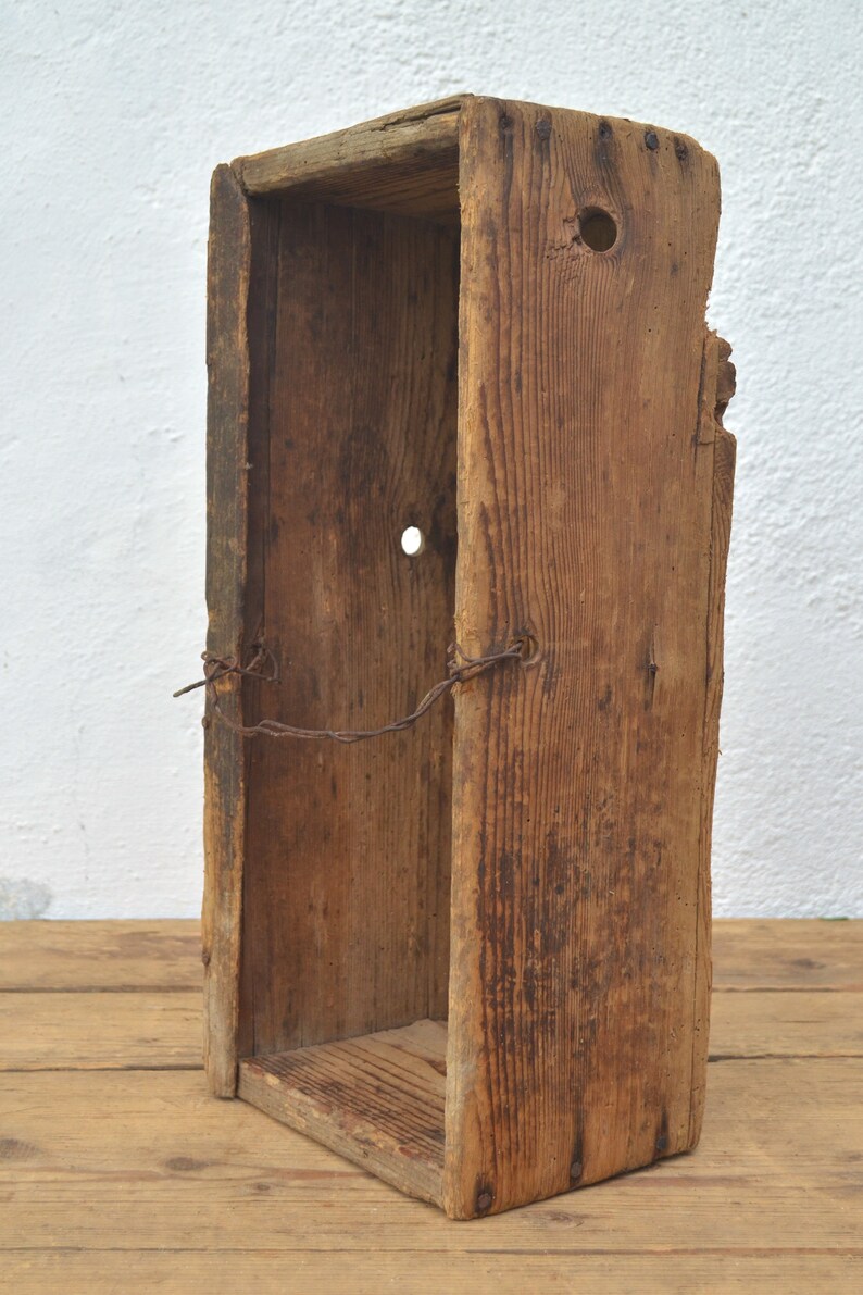 Primitive Wooden Tool Crate | Etsy